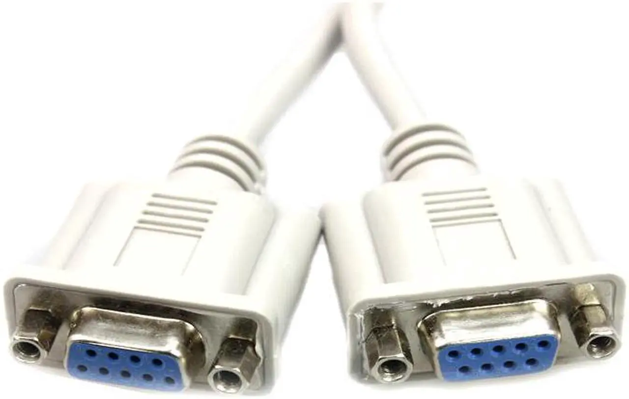 DB9 Male to 2 Female Serial Rs232 Splitter Cable Rs232 Male to 2 Female ...