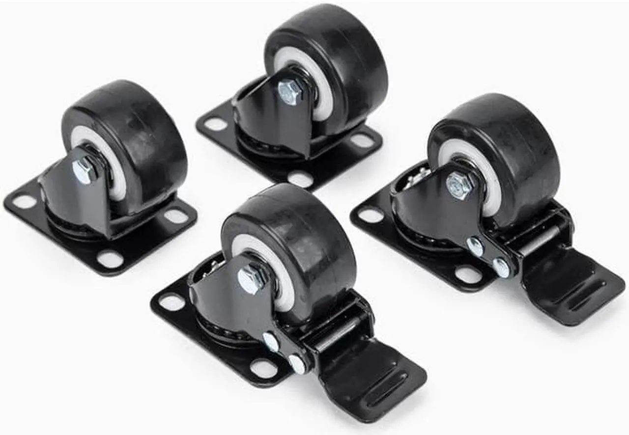 Rocstor Universal Heavy Duty Casters for Racks/Cabinets/Enclosures ...