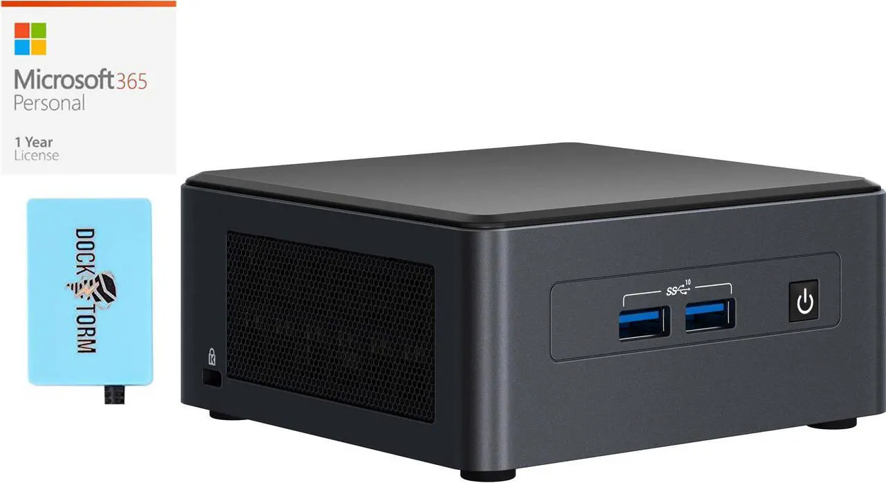 Intel NUC 11 Pro NUC11TNHi5 Home & Business Mini Desktop (Intel i5-1135G7 4-Core, Intel Iris Xe ...