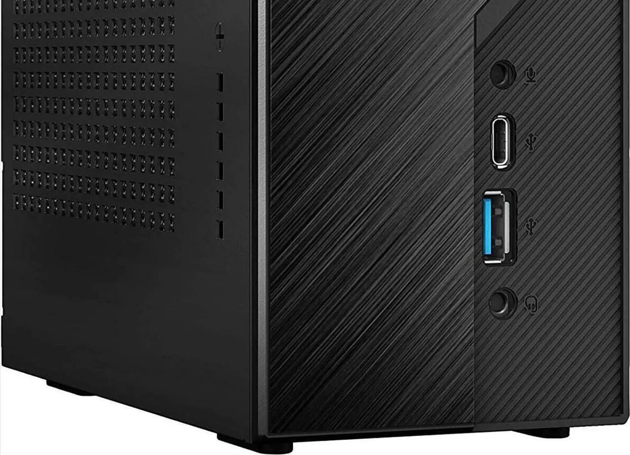 ASrock X300W Gaming Mini Desktop (AMD Ryzen 5 5600G 6-Core, AMD Radeon ...