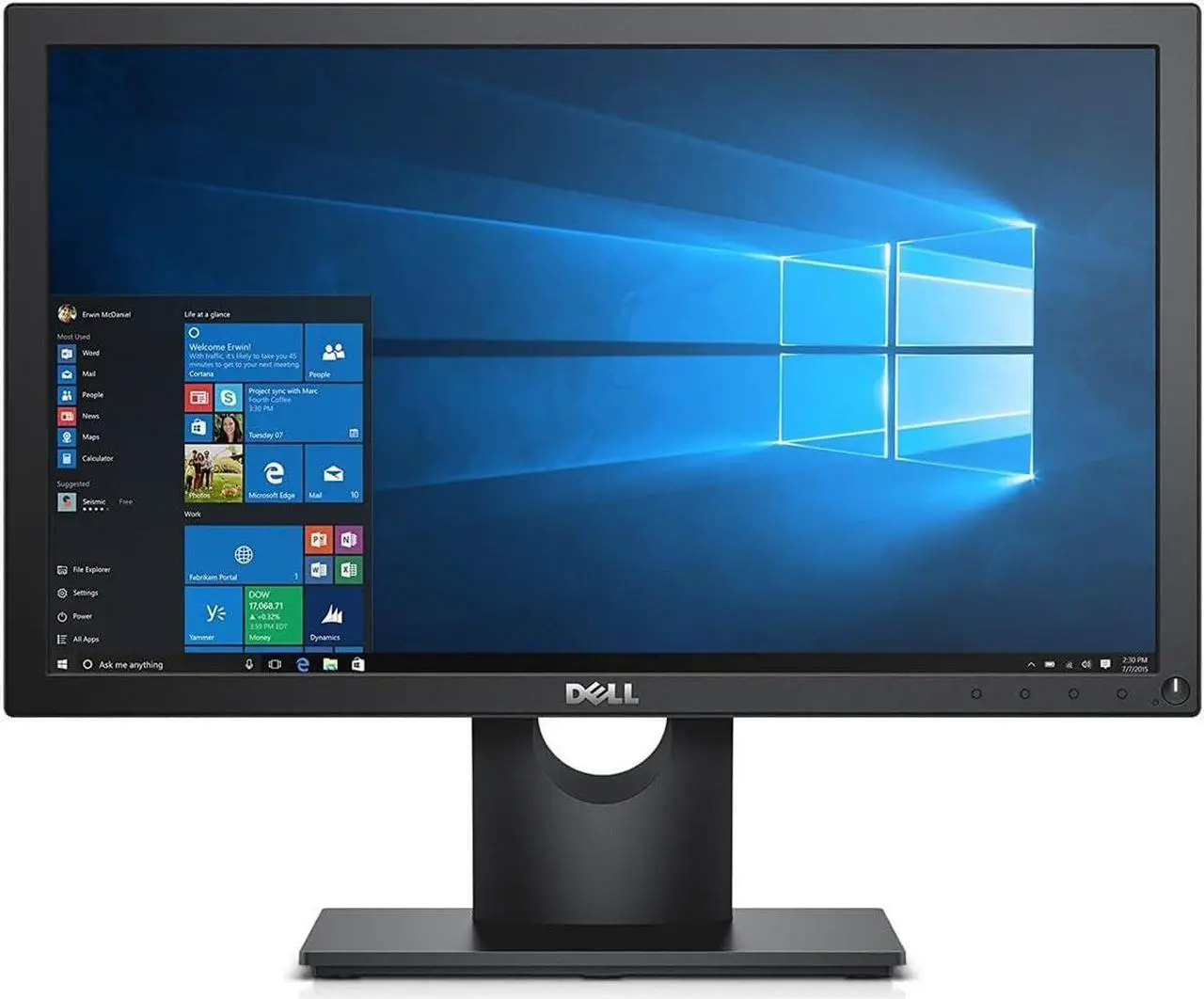 Dell E1916HV LCD Monitor, 19" TN (1366x768) 60Hz Refresh Rate, VGA ...