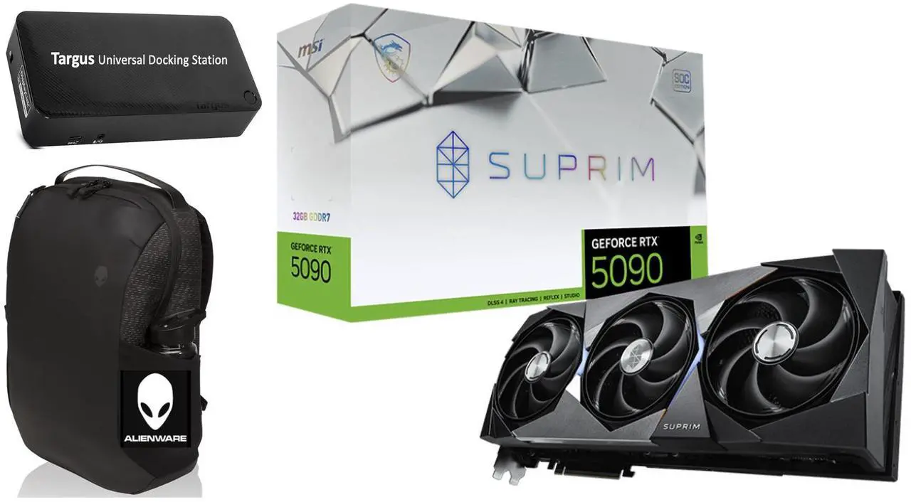 MSI Suprim GeForce RTX 5090 SOC 32GB GDDR7 GPU, PCI Express® Gen 5 x16 ...