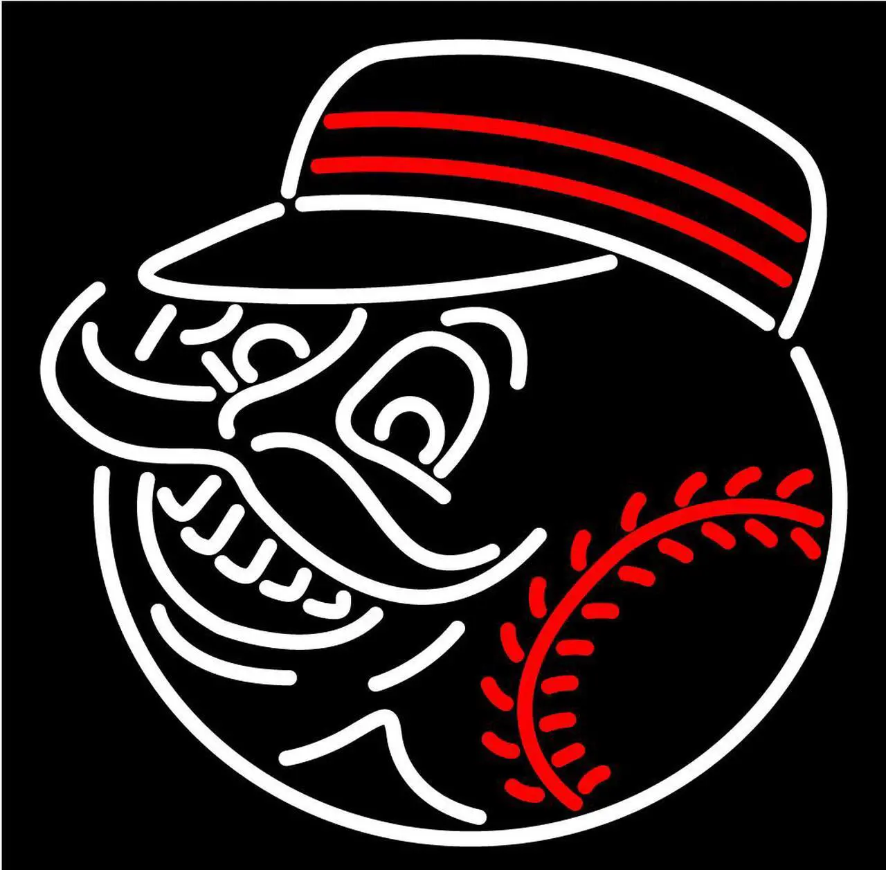 Fashion Neon Sign Cincinnati Reds Handcrafted Real Glass Lamp Neon ...