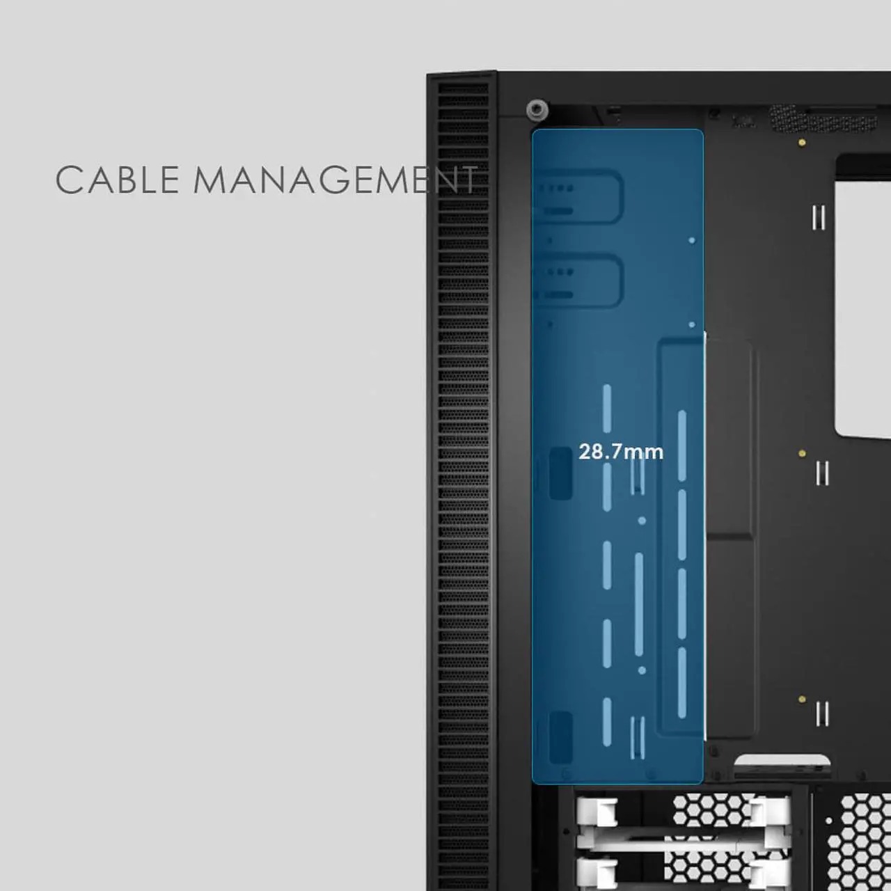 anidees AI Crystal M Middle Tower Tempered Glass CEB-ATX/ATX PC Gaming ...