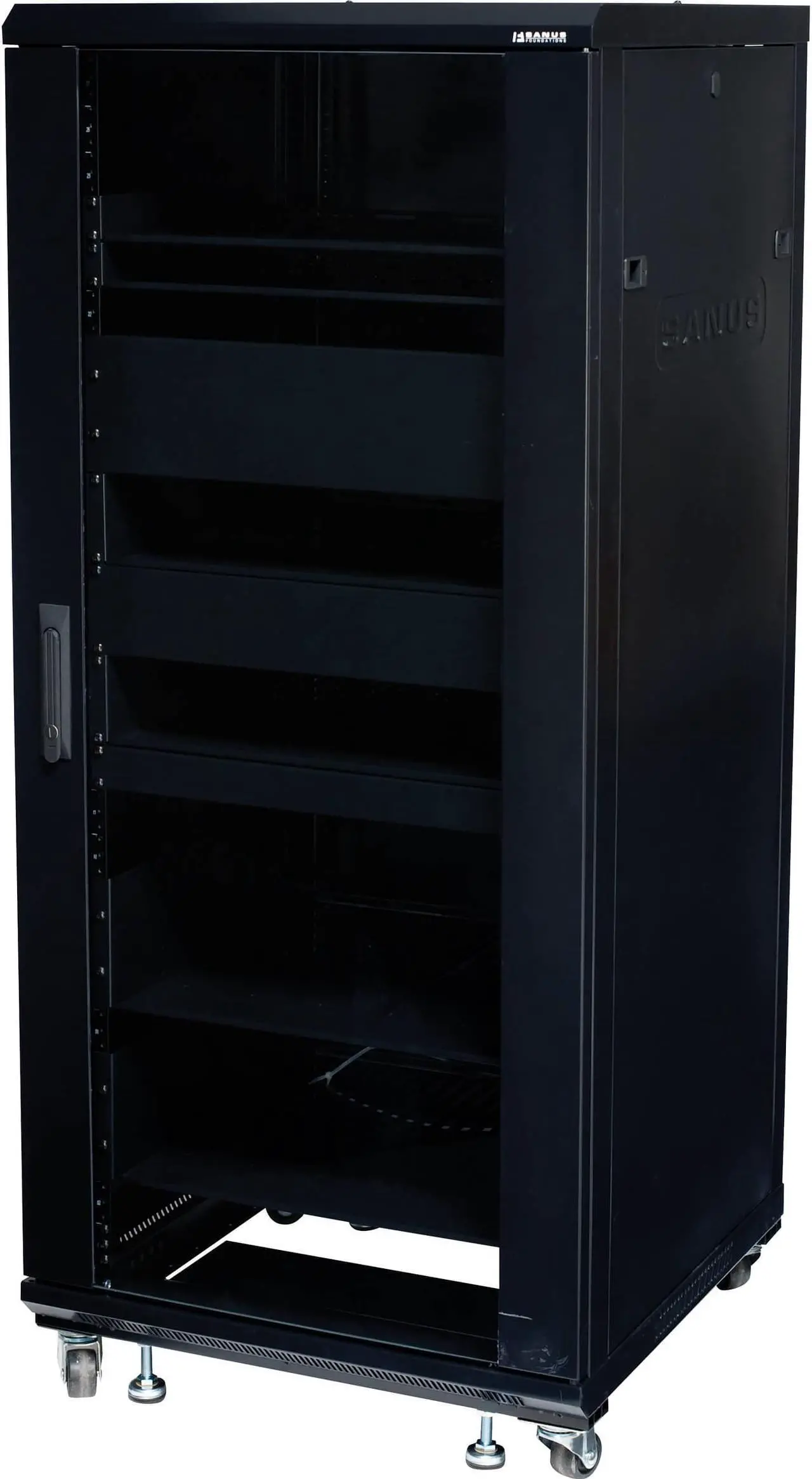 Sanus Systems CFR2127 27U Component Foundations 55" Tall AV Rack # ...