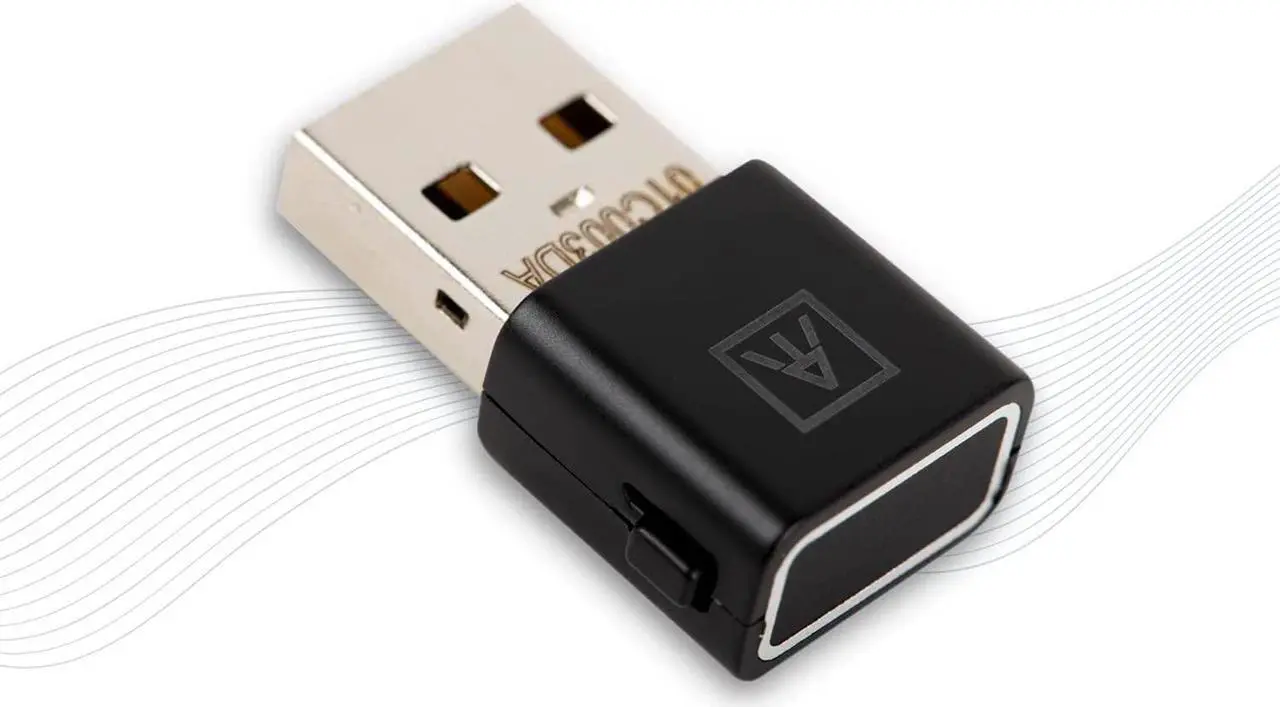 FIDO2 Certified Security Key, USB Fingerprint authenticaiton USB-A ...