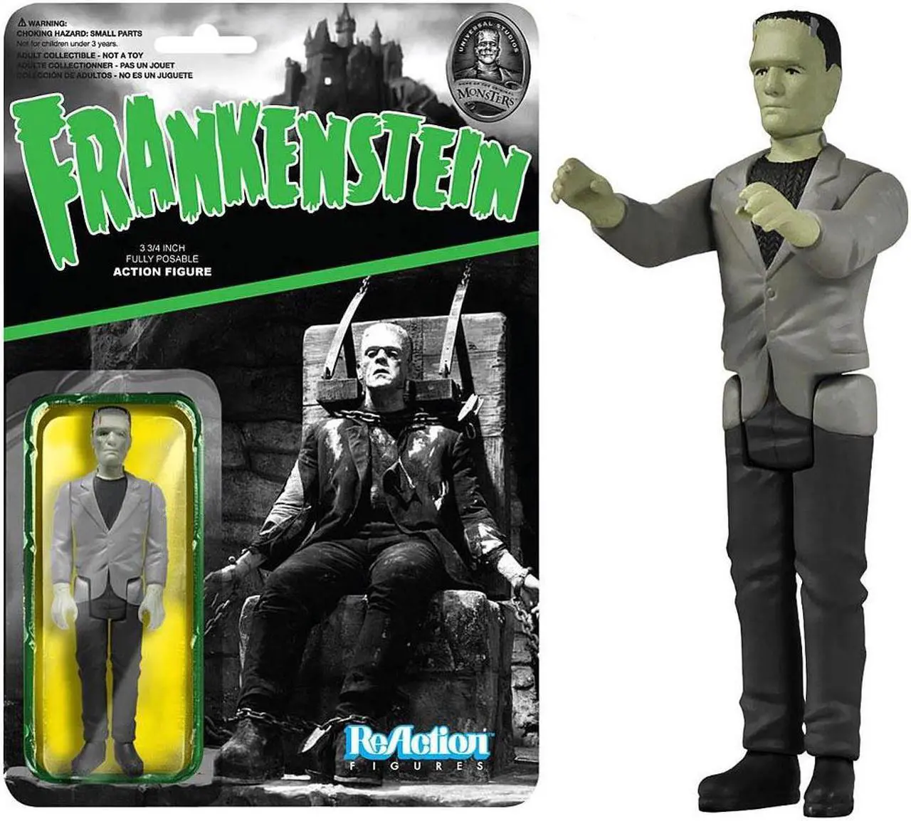 Universal Monsters Frankenstein ReAction 3 3/4-Inch Figure - Newegg.com