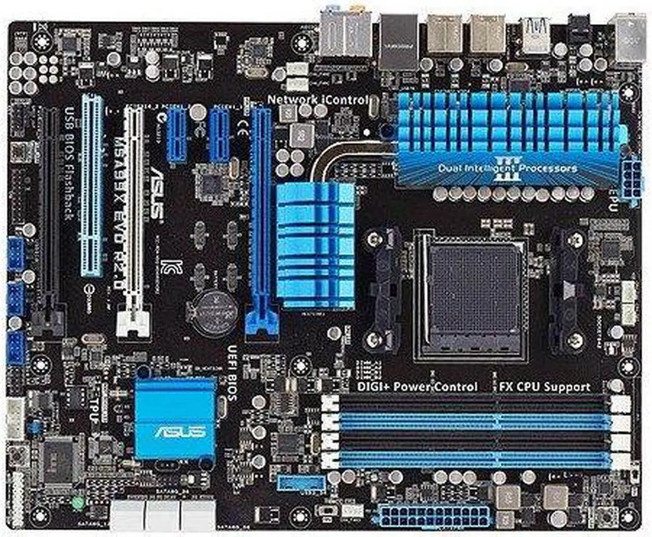 Refurbished: ASUS M5A99X EVO R2.0 AM3+ ATX AMD Motherboard with UEFI ...