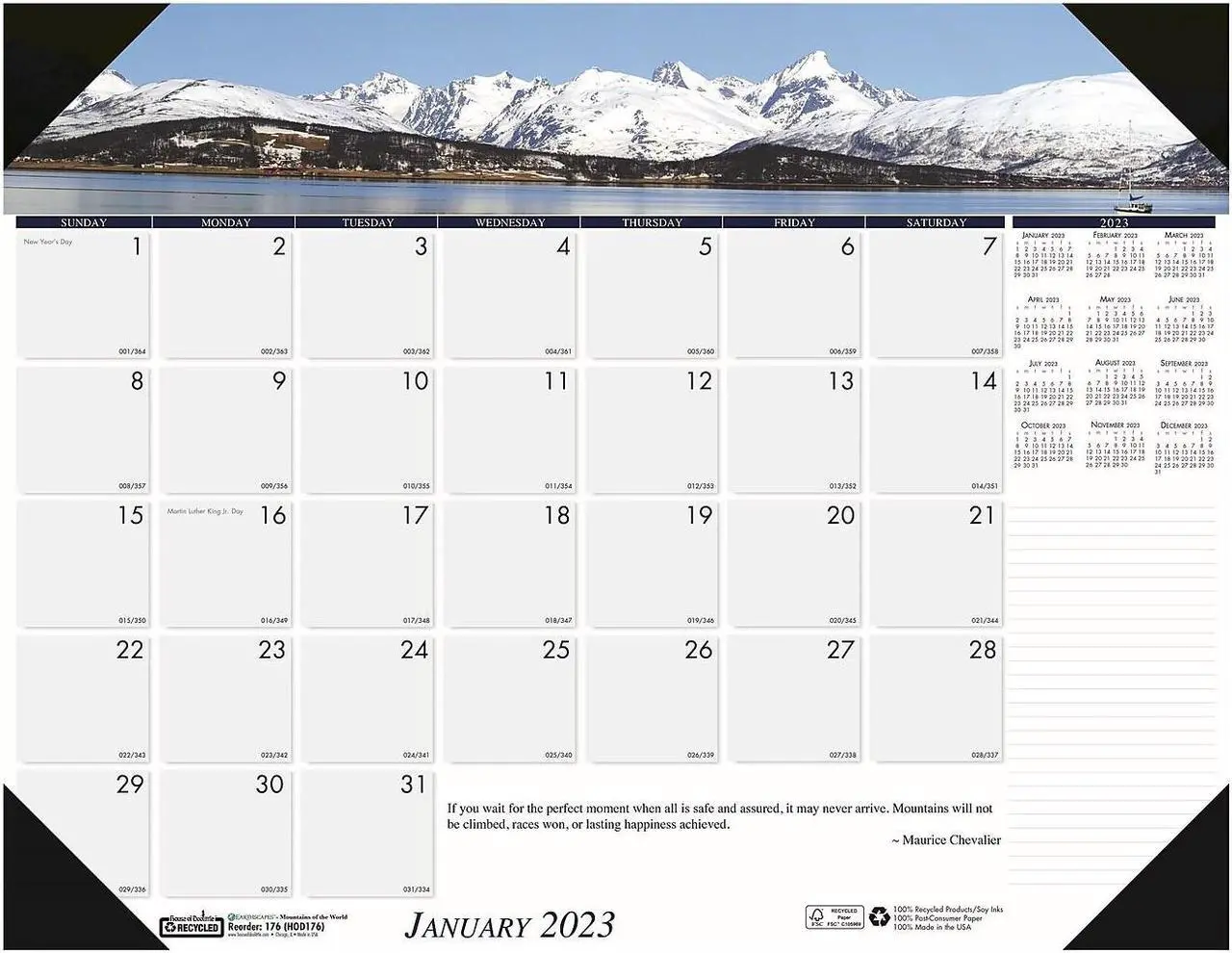 House Of Doolittle Desk Calendar 2023