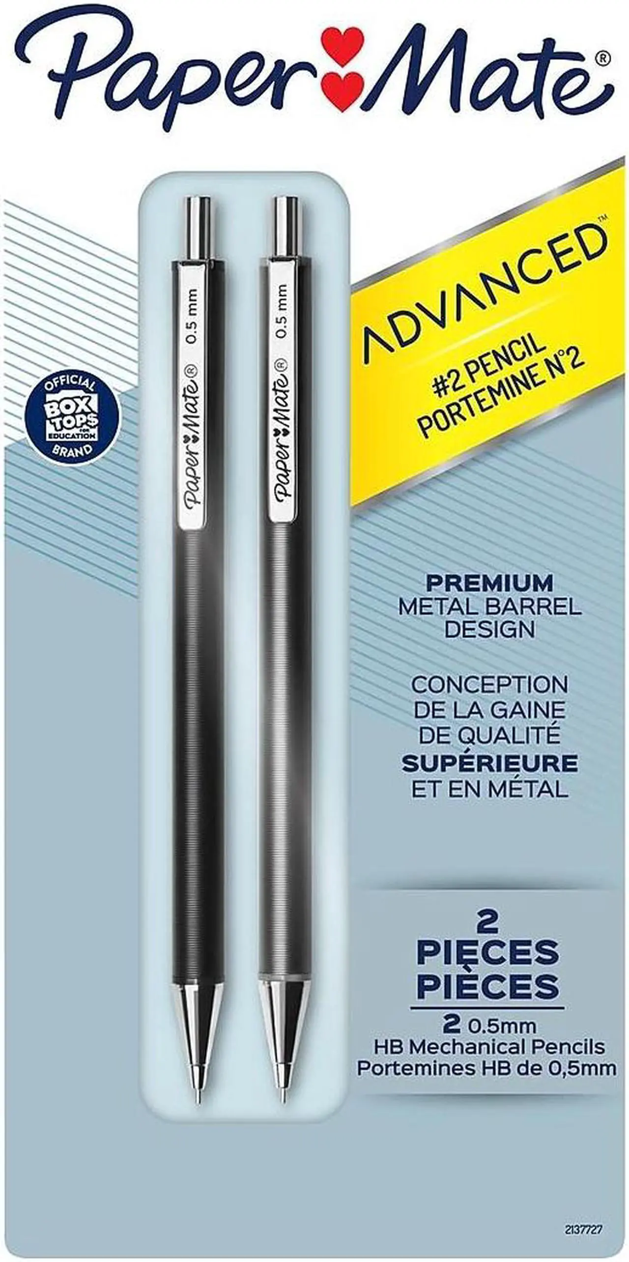Paper Mate Advanced Mechanical Pencil 0.5mm #2 Medium Lead 2/Pack ...