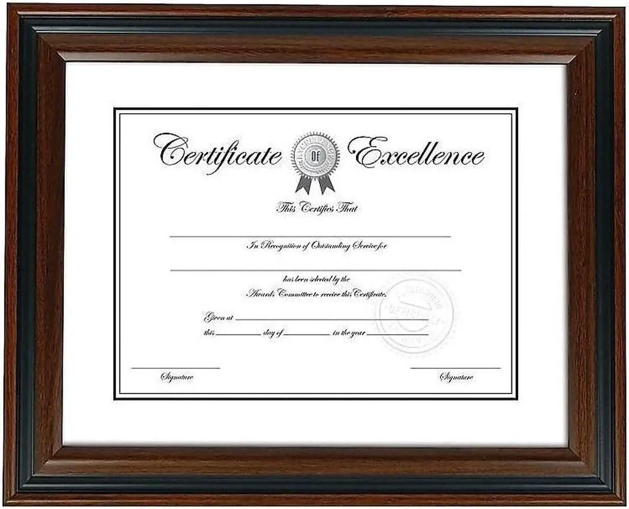 MyOfficeInnovations Plastic Certificate Frame (53129/20190) 810900 ...