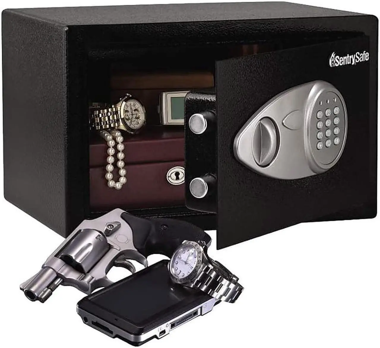 Sentry Electronic Safe Override Key 13-3/4"x10-3/5"x8-7/10" BLK X055 ...