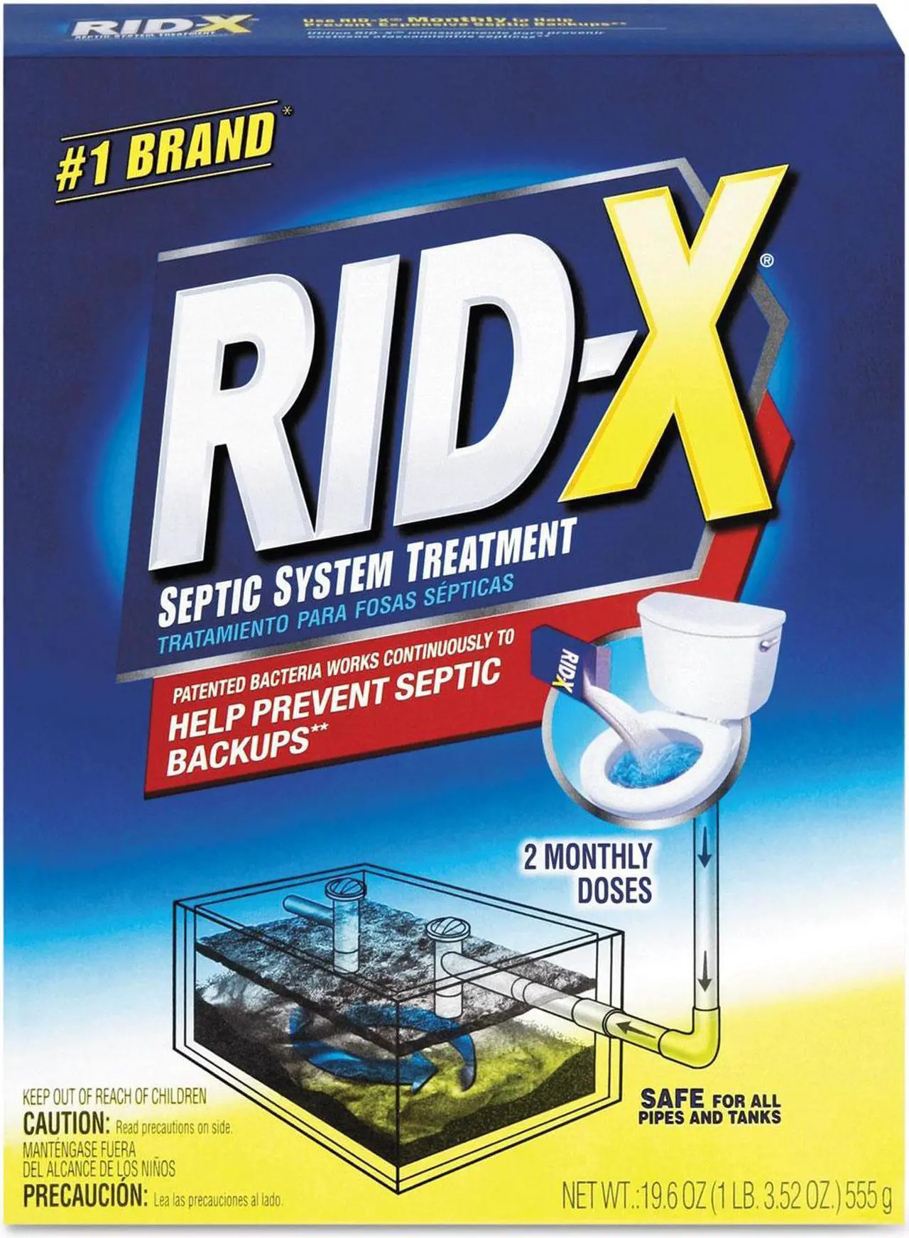 RID-X Septic System Treatment Concentrated Powder 19.6 oz 6/Carton ...