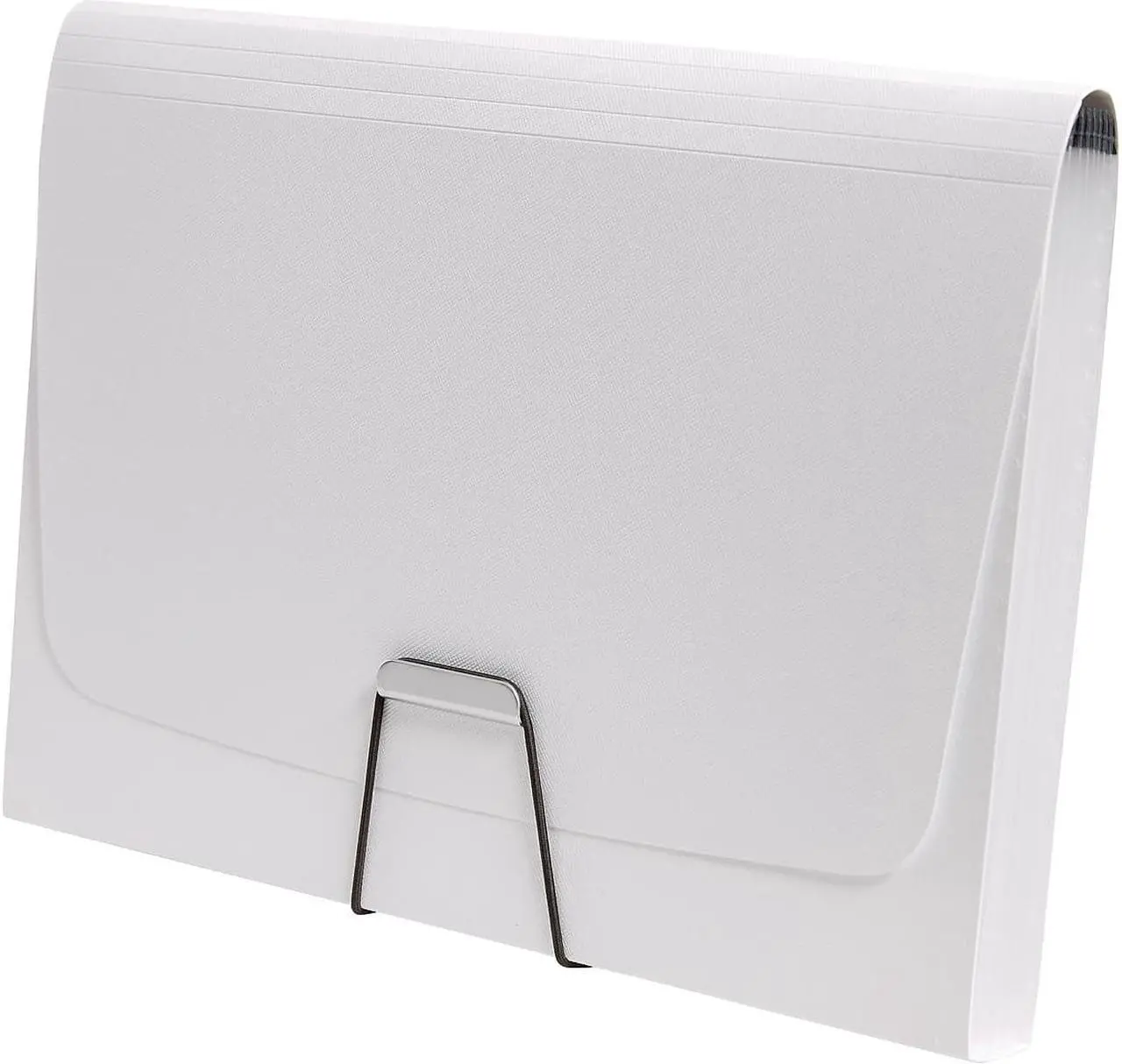Staples Plastic 7 Pocket Reinforced Expanding Folder Letter Size White ...