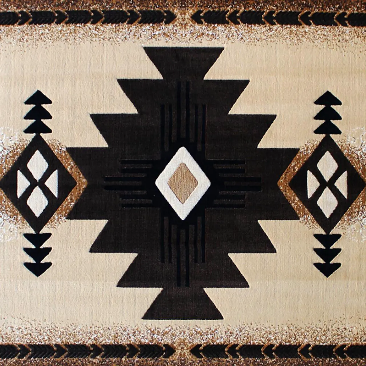 Genuine Joe Indoor/Outdoor Mat Rubber Cleated Backing 3'x5' Charcoal ...