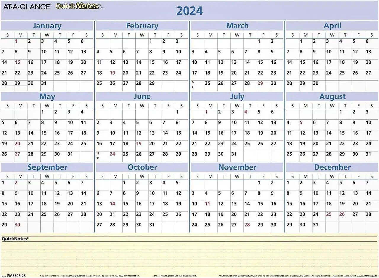 2024 AT-A-GLANCE DayMinder Premiere 8" x 11" Weekly Appointment Book ...