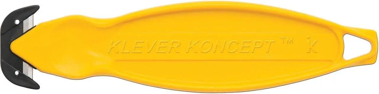 Klever Innovations Klever Koncept Safety Cutter Yellow 5-3/4 KCJ-2Y ...