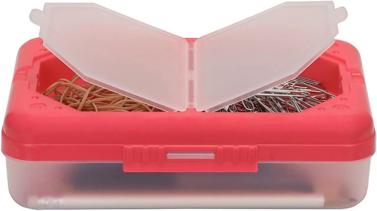 C-Line Plastic 3 Compartment Storage Box 7.90" × 4.90" × 2.50" Assorted ...