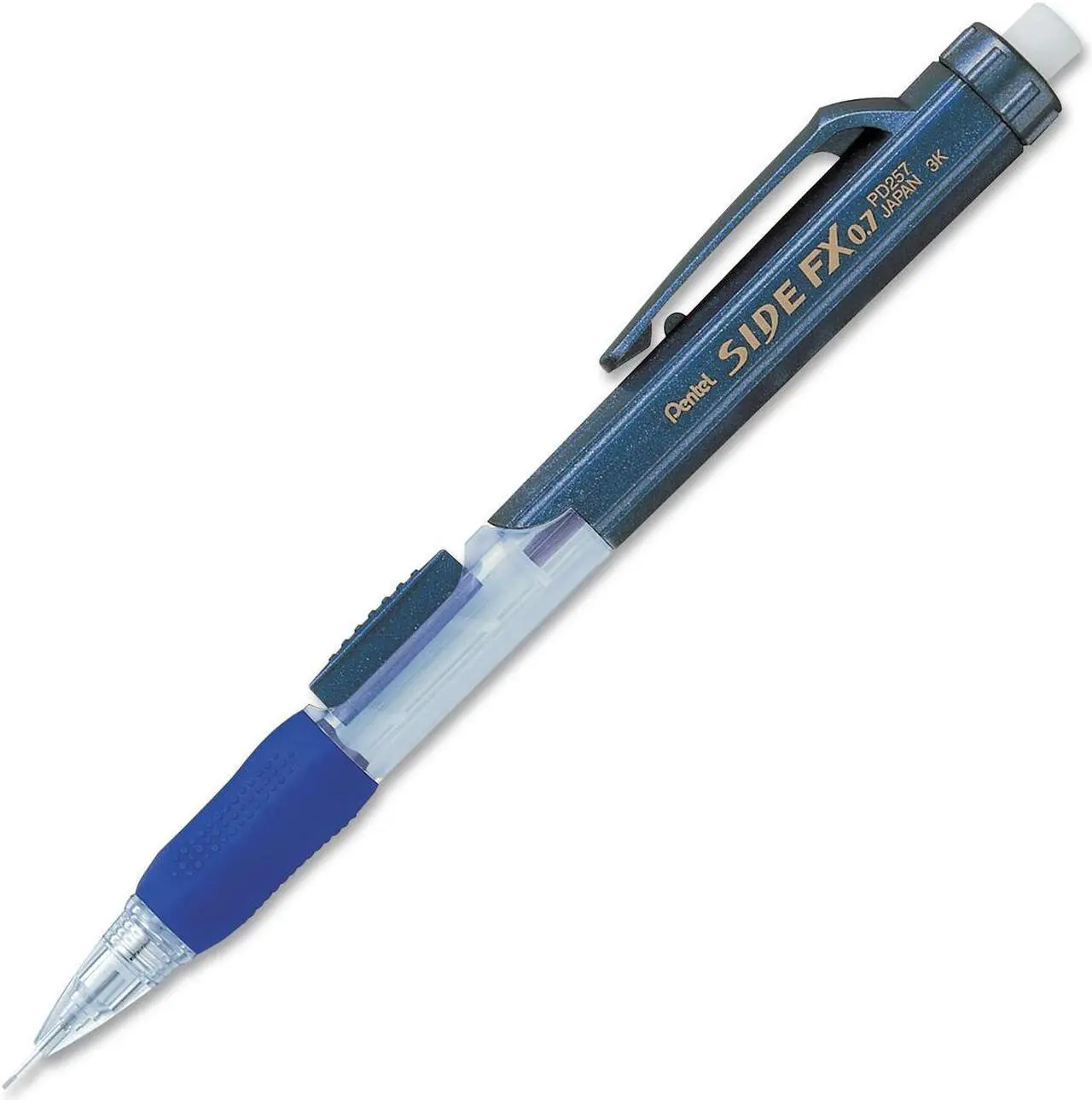 Pentel Side FX Automatic Pencil 0.7 mm Lead Size - Blue Barrel - 1 Each ...