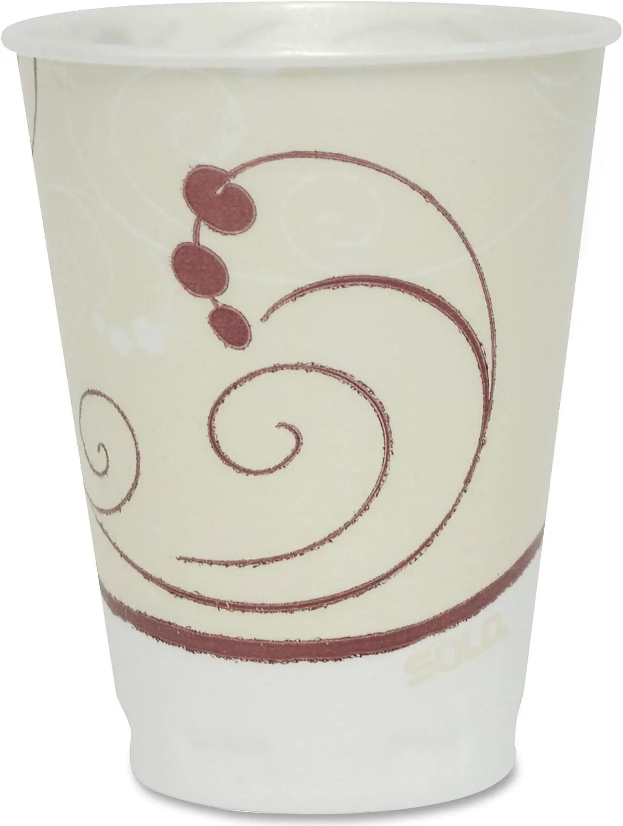 Trophy Symphony Foam Cups, 10oz, Beige/White/Red, 50/Sleeve - Newegg.com