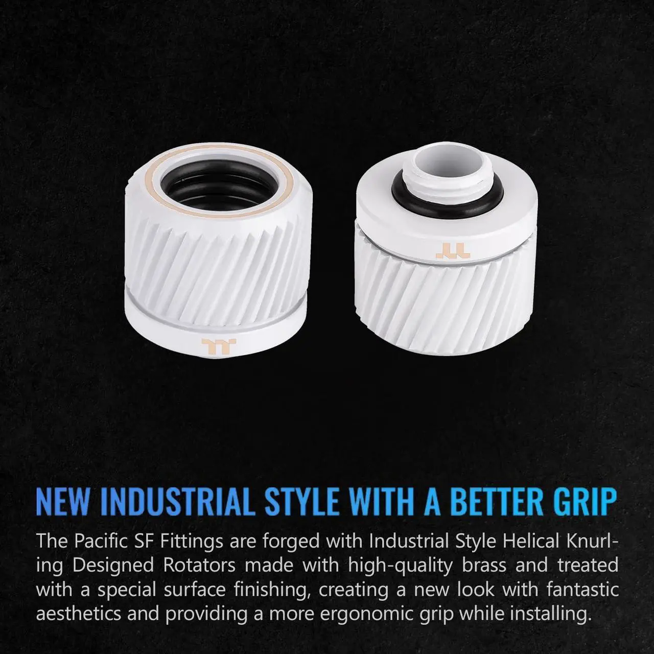 Thermaltake Pacific SF Hard Tube 16mm OD Compression White/DIY LCS ...