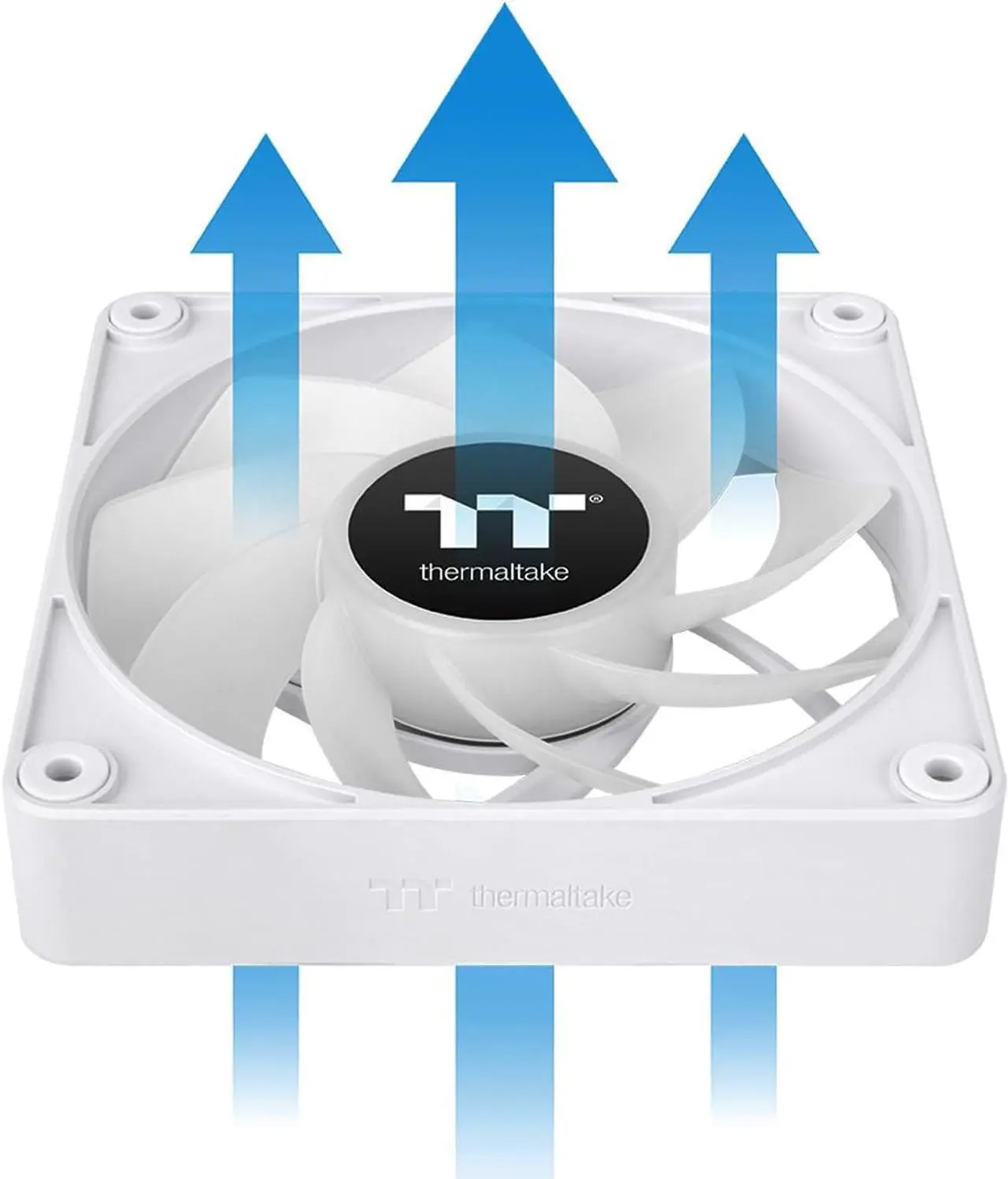 Thermaltake CT120 EX ARGB Reverse PC Cooling Fan White (3-Fan Pack ...