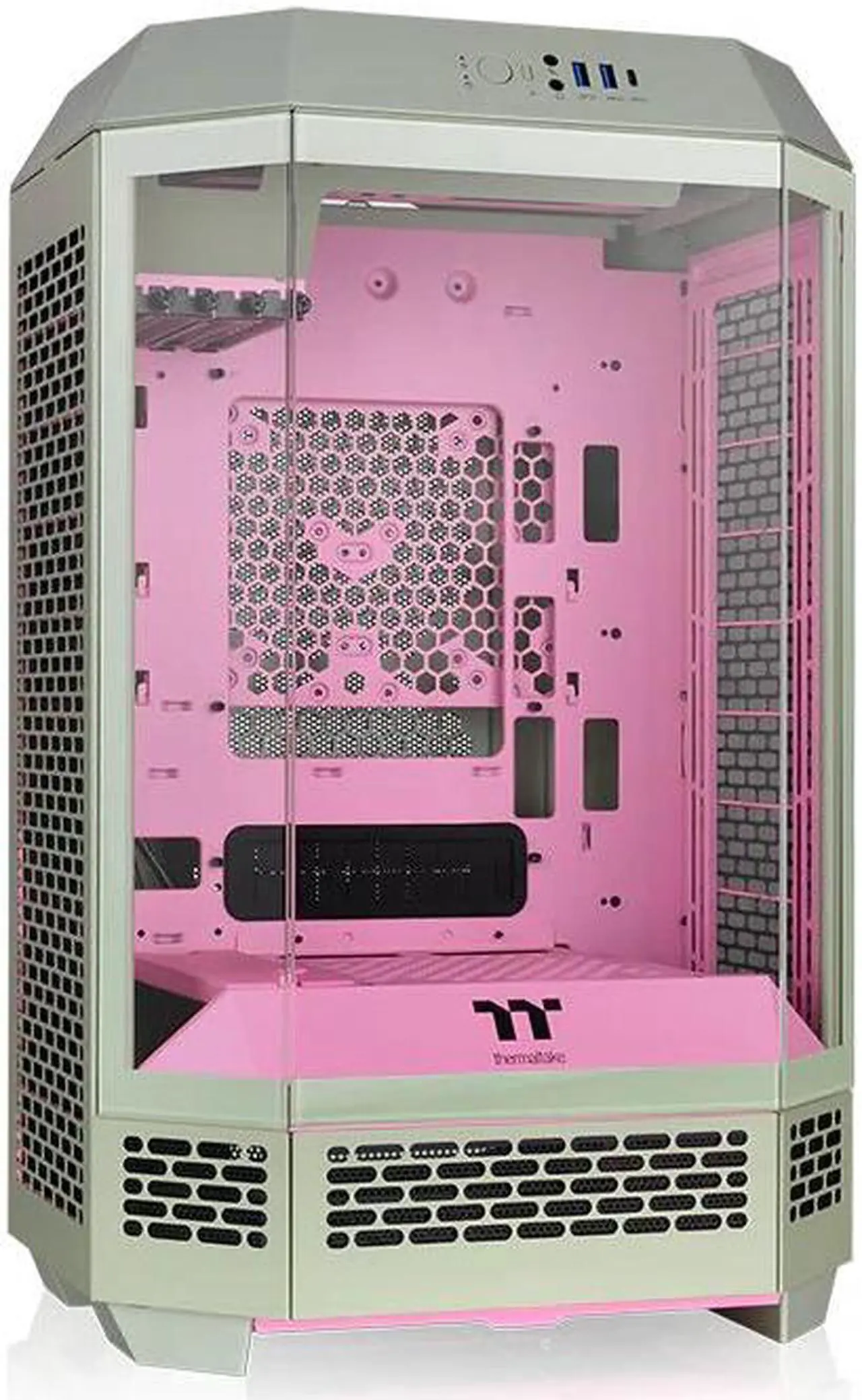 Thermaltake Tower 300 Summer Edition Matcha Plum Micro-ATX Case ...