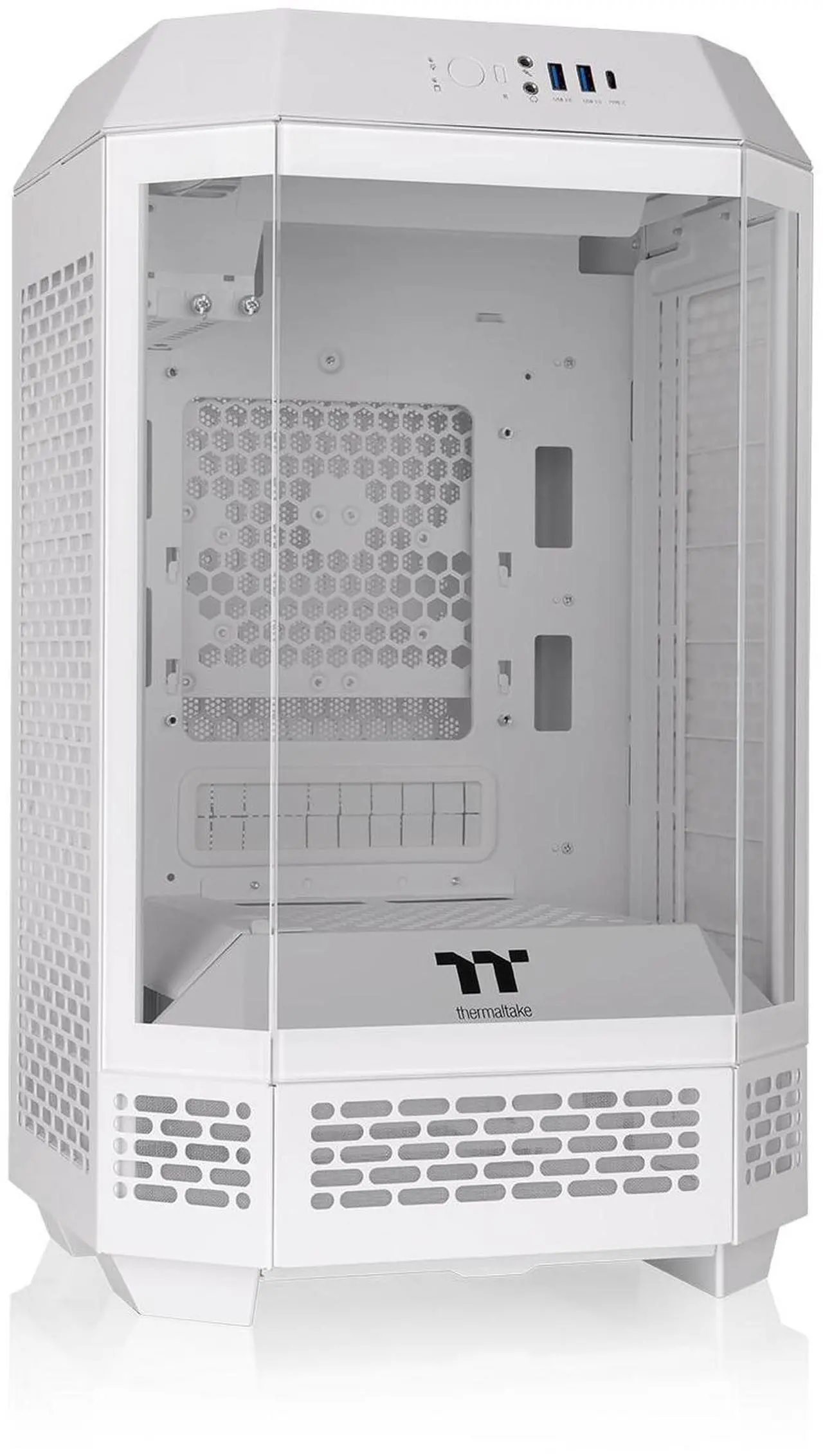 Thermaltake Tower 250 Snow Mini-ITX Mini Tower 2x120mm CT Fans Included ...
