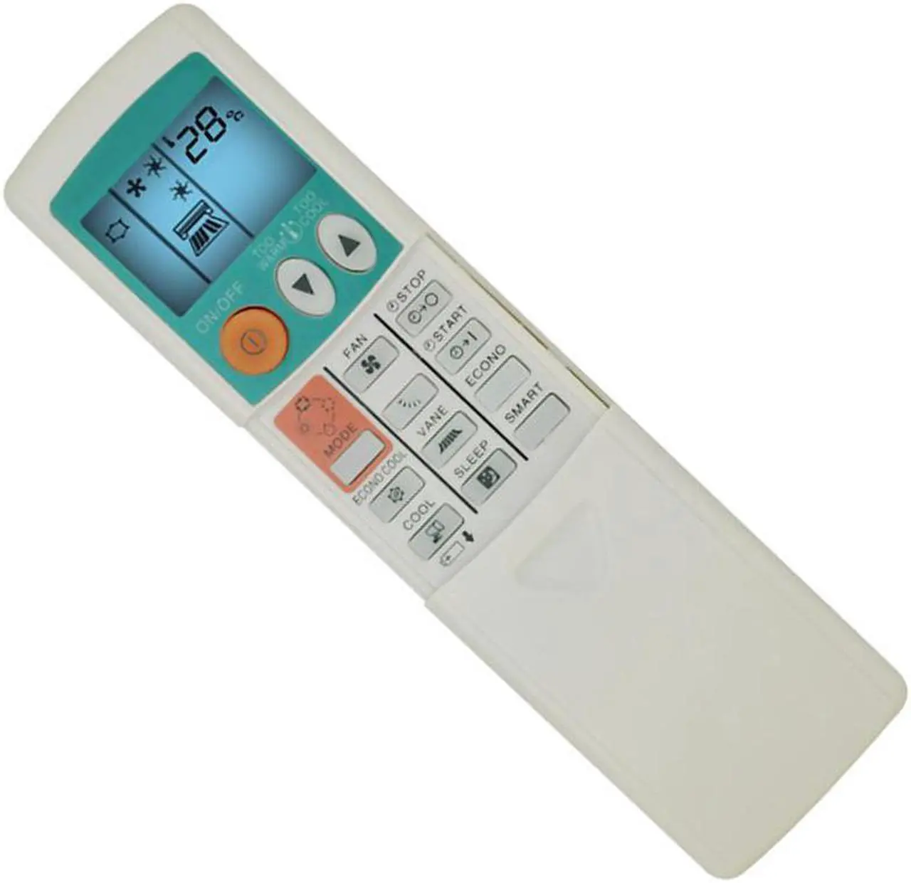 Replacement Remote Control for Mitsubishi MSZ-CGE22VA-E1 MSZ-GE22VA-E1 MSZ-SGH18VA-1 MSZ-GE50VA2 ...