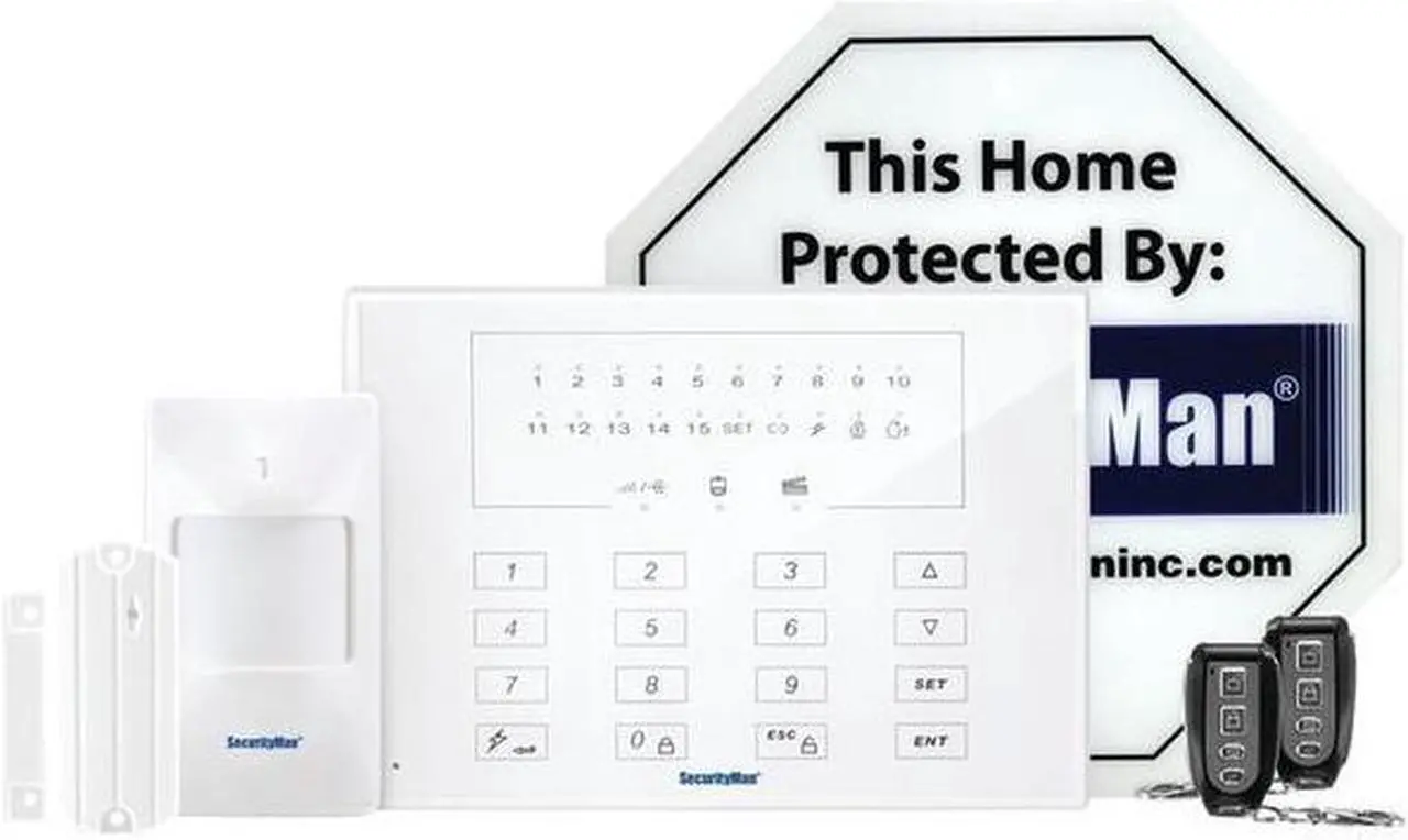 SECURITYMAN AIR-ALARMIIE diy wireless smart home alarm system economy ...