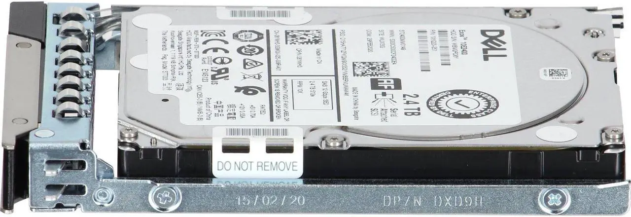Refurbished: Dell 2.4TB 10K 12Gbps SAS 2.5 HDD SED 512e (ME ...
