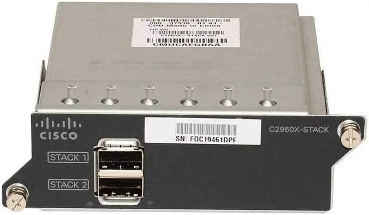Cisco FlexStack-Plus Hot-Swappable Stacking Module - Newegg.com