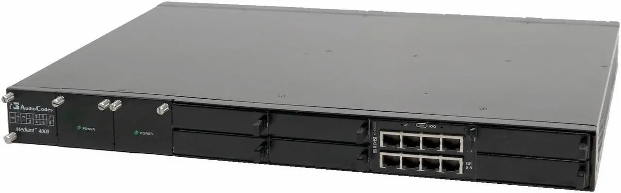 Used - Good: Audiocodes Mediant 4000 GTPM00668 M4K11/BASE/RED/AC ...
