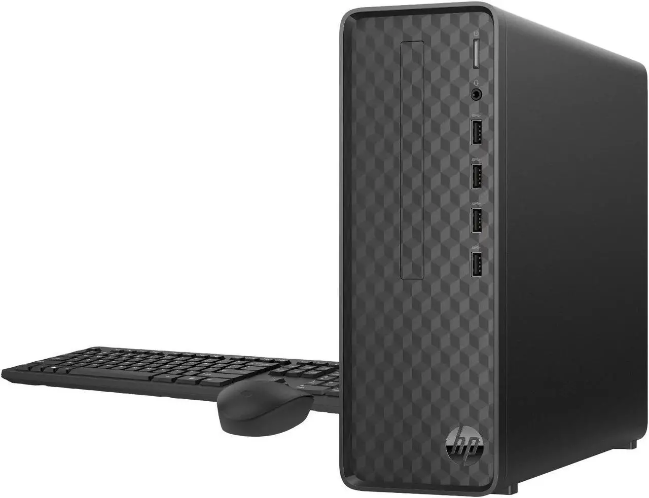 HP Slim Desktop Bundle, Intel Pentium Silver J5040, 8GB SDRAM, 256GB ...