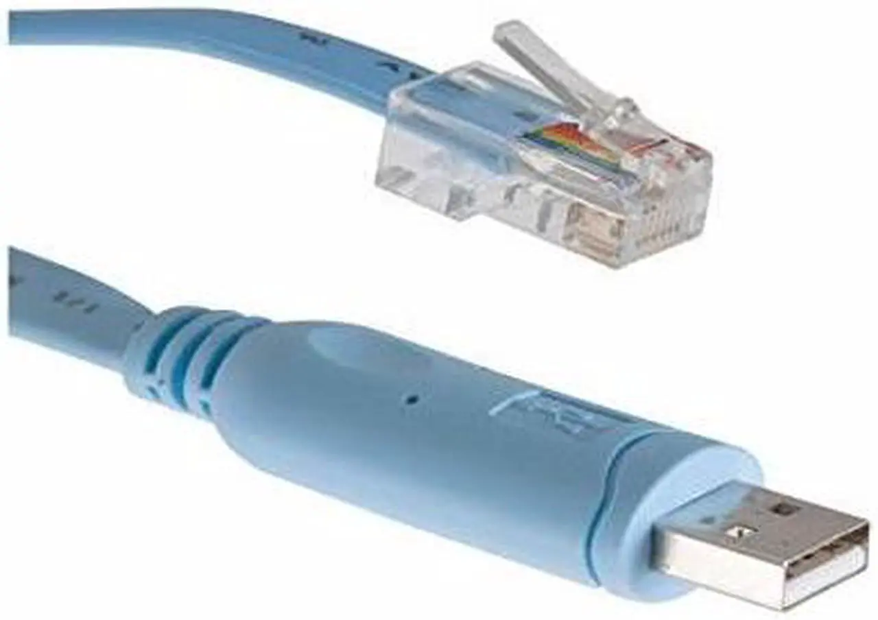 Cisco CAB-CON-USBRJ45= RJ-45/USB Data Transfer Cable for Router - RJ-45 ...
