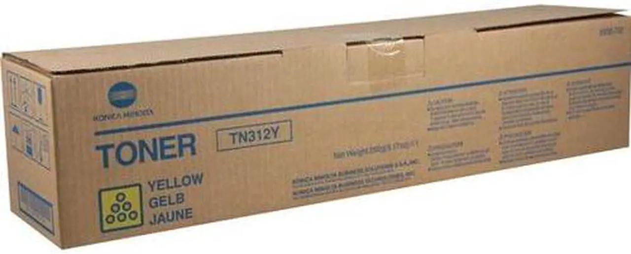 Yellow Toner Cartridge for Konica Minolta 8938-702 bizhub C300, bizhub ...