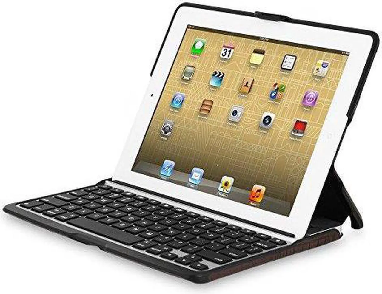 Zagg ZAGGfolio Case w/ Bluetooth Keyboard for Apple iPad 2 / 3 / 4 ...