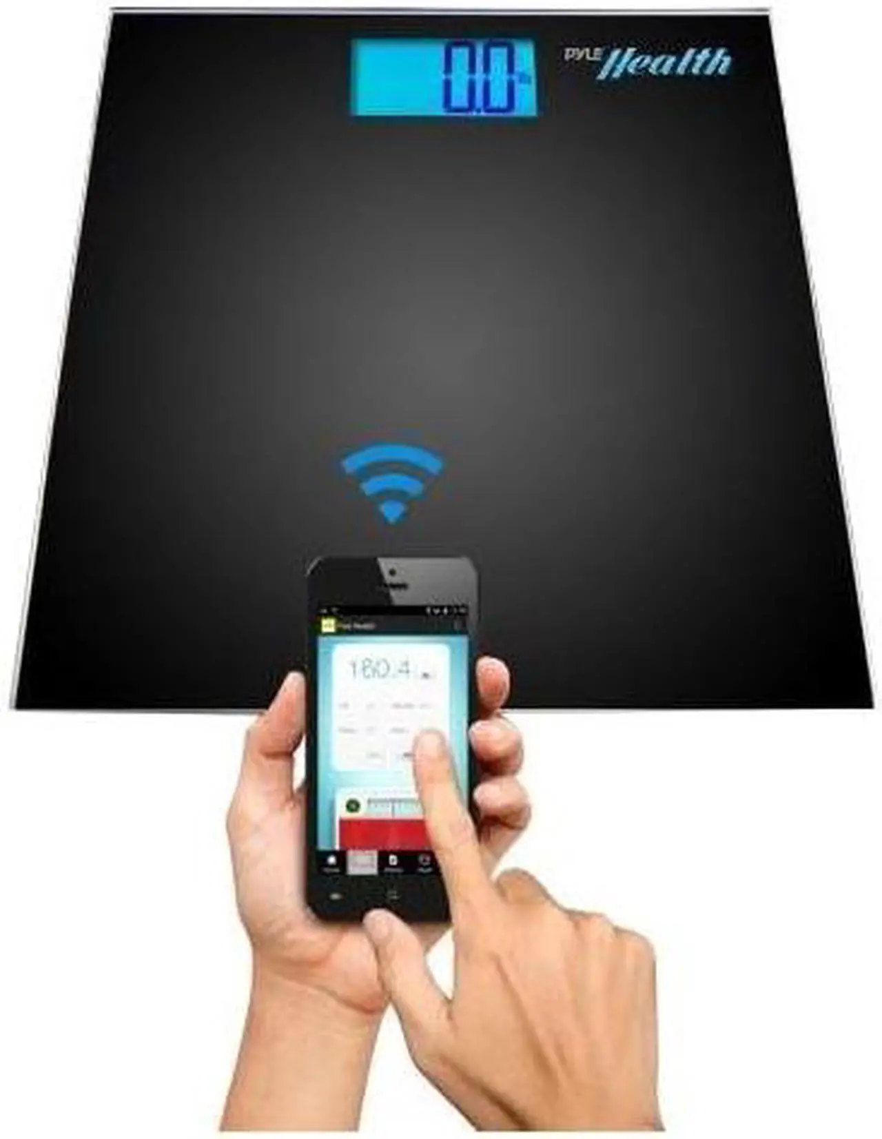 PYLE PHLSCBT2BK Bluetooth Digital Weight Scale and 'Pyle Health' App ...