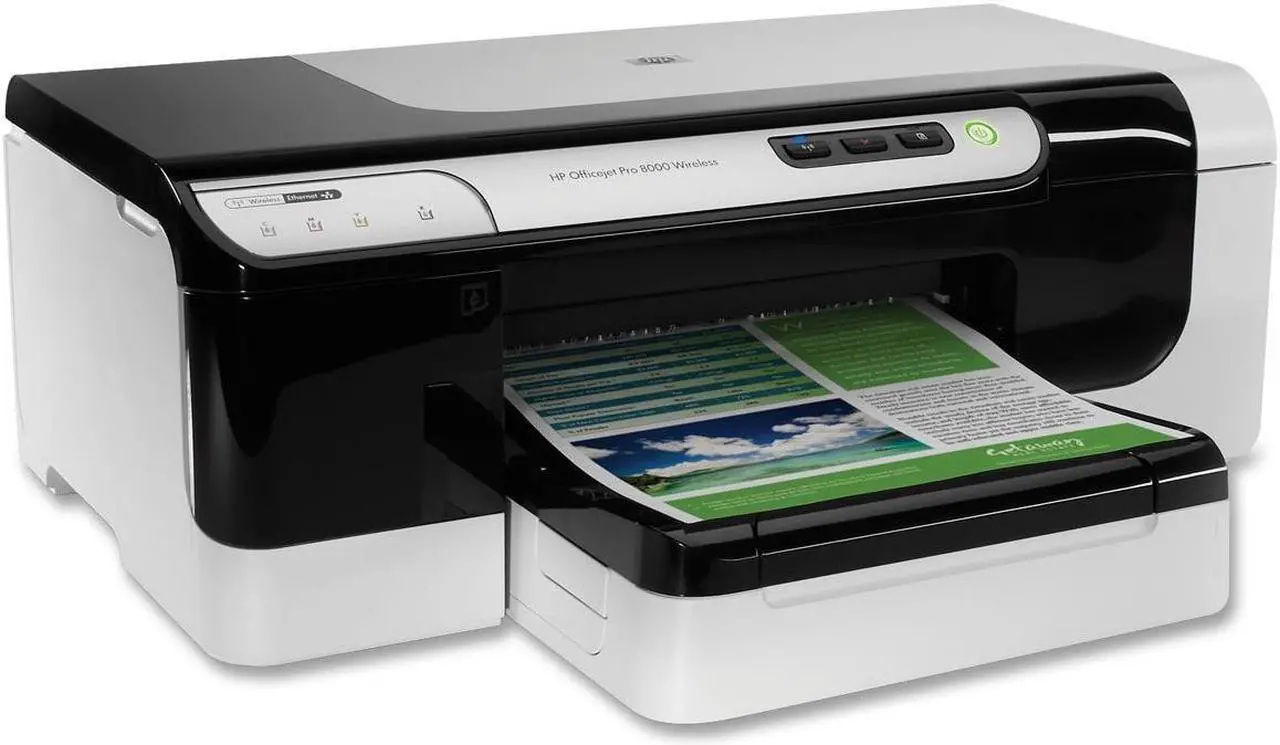 HP Officejet Pro 8000 C9297A Ethernet (RJ-45) / USB / Wi-Fi InkJet ...