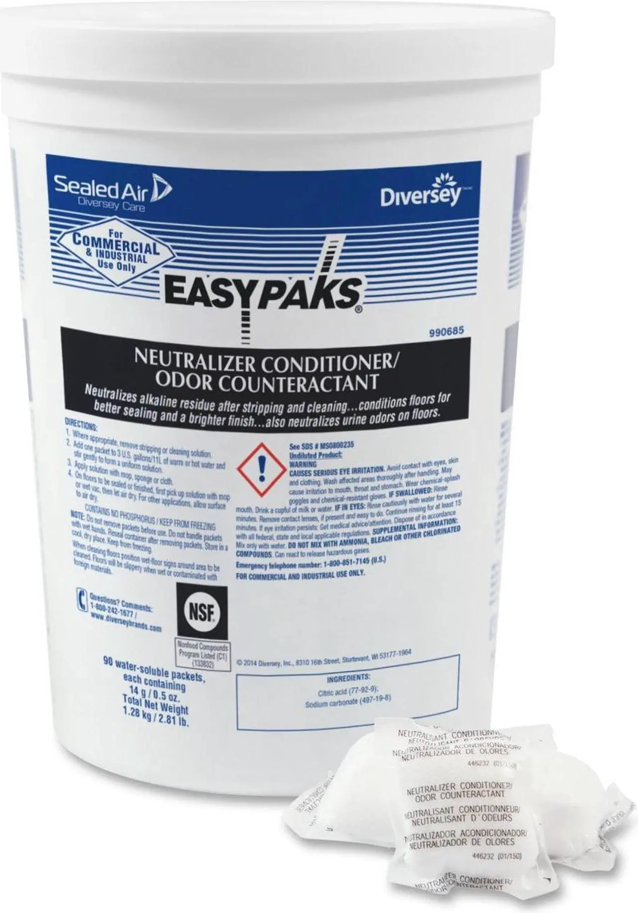 Diversey Easy Paks Neutral All-Purpose Cleaner - Newegg.com