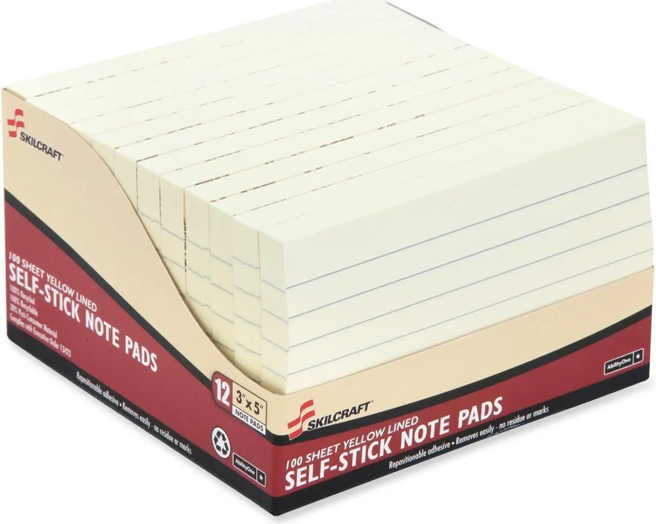SKILCRAFT 7530-01-346-4849 Self-Stick Note Pad - Newegg.com