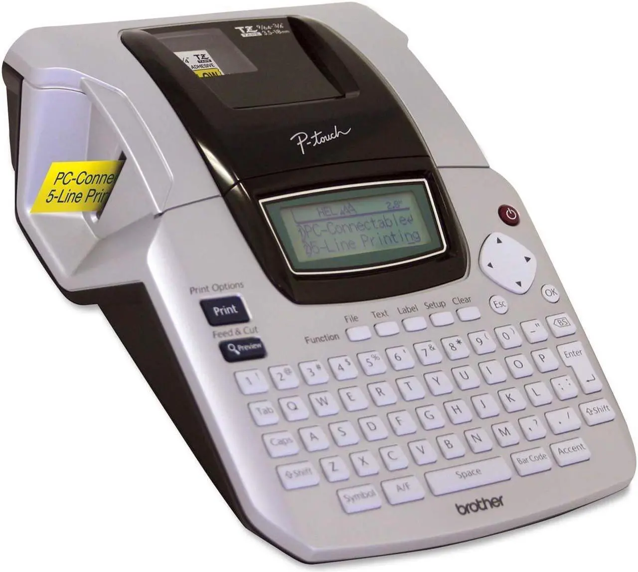 brother PT-2100 PC-Connectable Thermal Transfer Labeling System ...