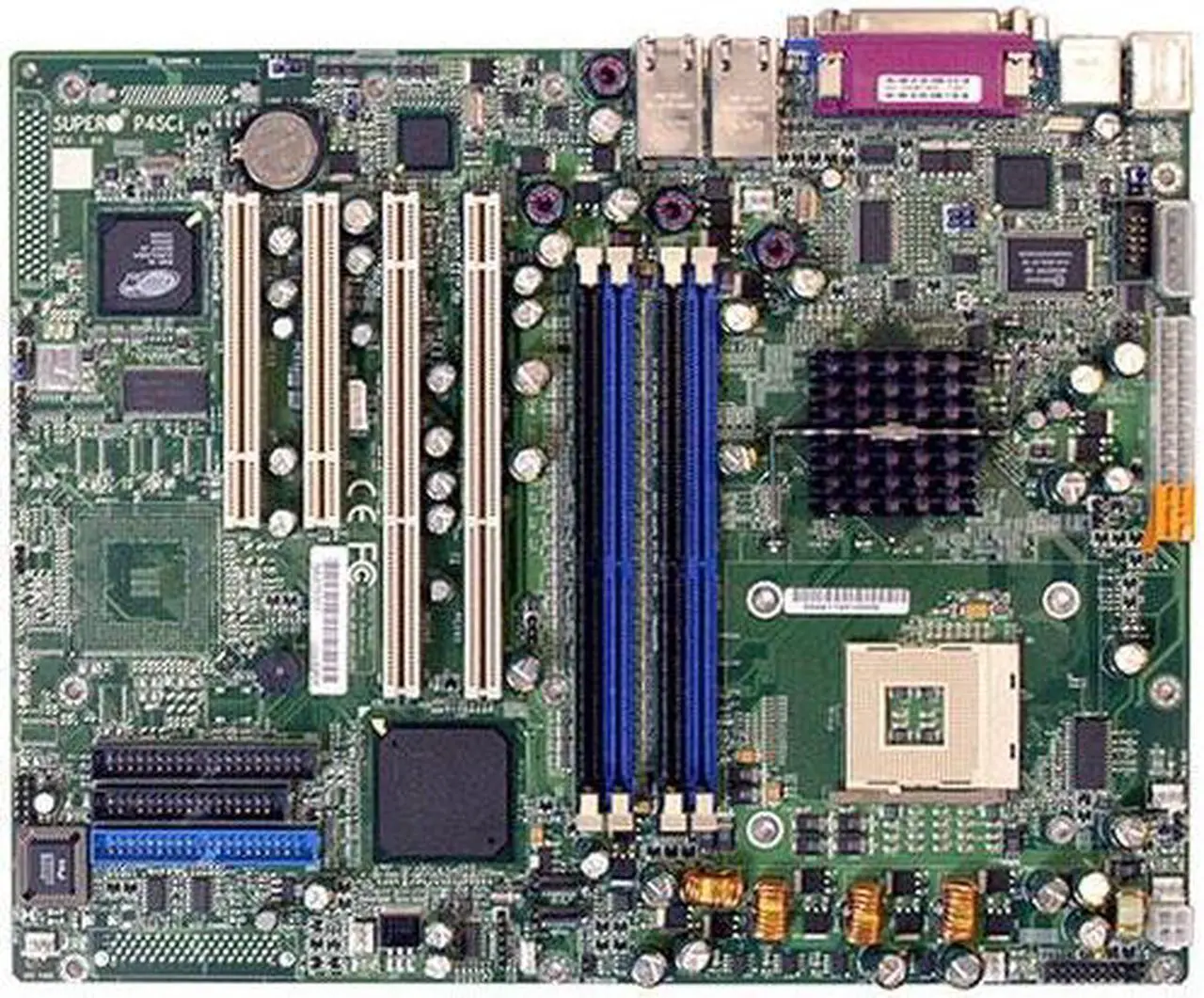 Supermicro P4SCi Desktop Motherboard - Intel Chipset - Socket PGA-478 ...