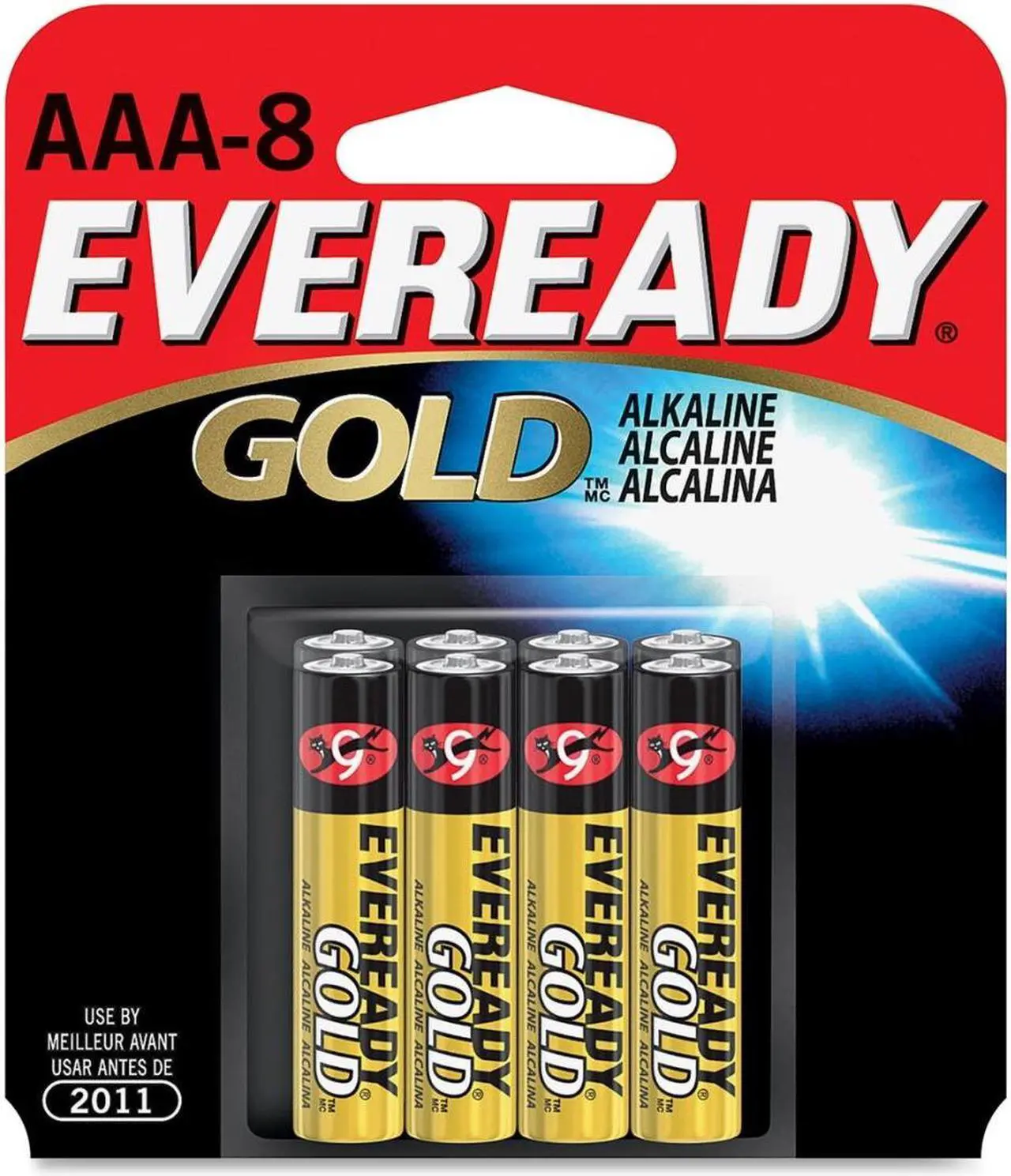 ENERGIZER Eveready Gold 1.5V AAA Alkaline Battery, 192 Counts - Newegg.com