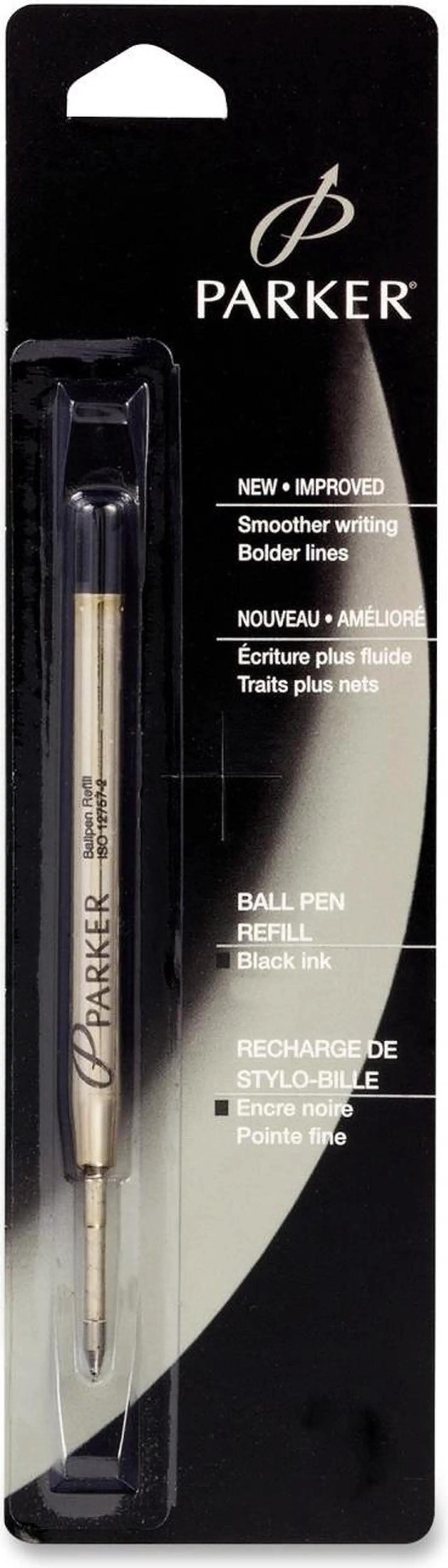 Parker Refill for Ballpoint Pens Medium Black Ink 1782469 - Newegg.com