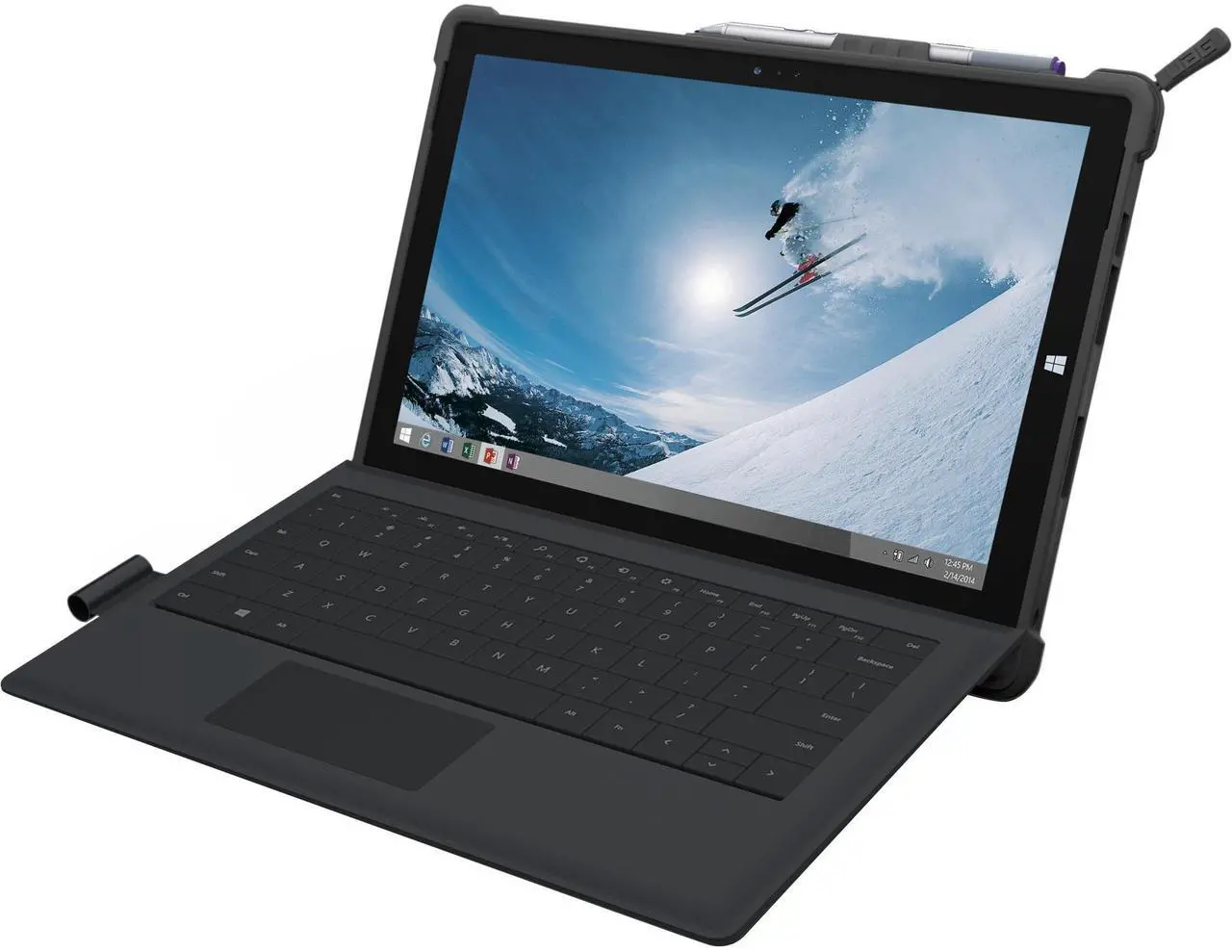 UAG Microsoft Surface 3 Feather-Light Rugged Aluminum Stand Case - Red ...