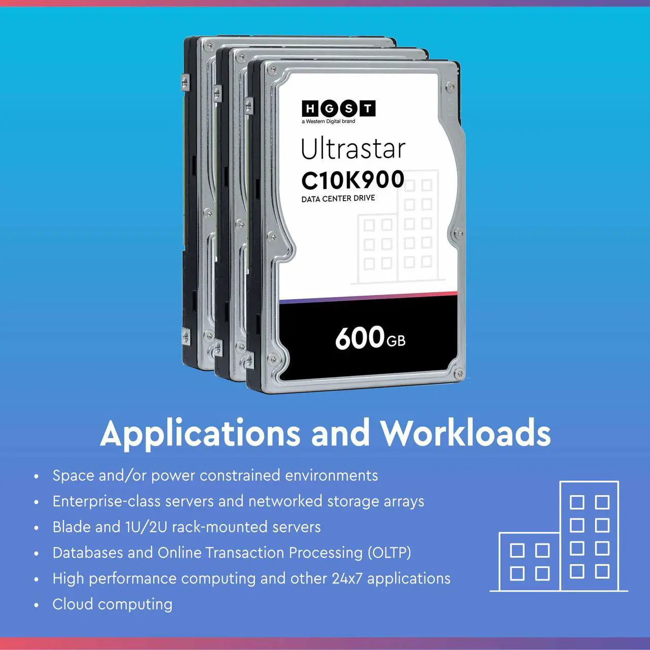 HGST Ultrastar C10K900 600GB 10K RPM SAS 6Gb/s 64MB Cache 2.5 ...