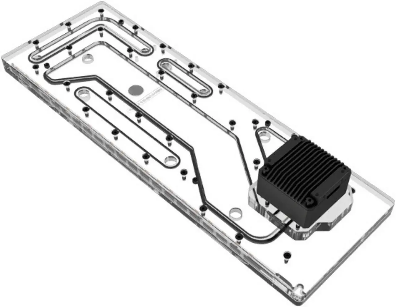 Bykski Distro Plate - Lian Li PC-011 Dynamic XL - PMMA w/ 5v ...