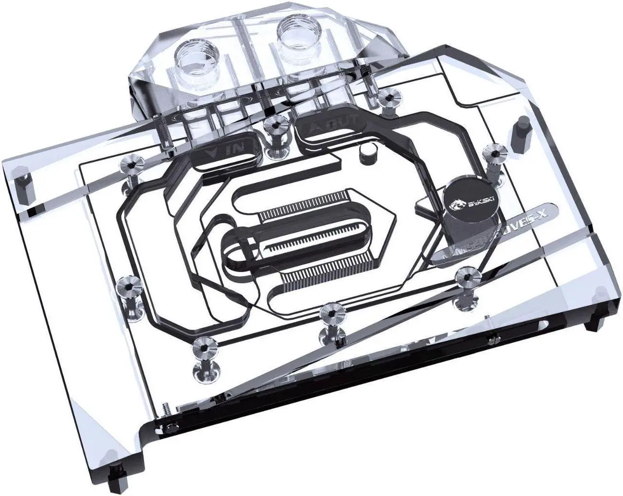 Bykski Full Coverage GPU Water Block and Backplate For MSI GeForce RTX ...