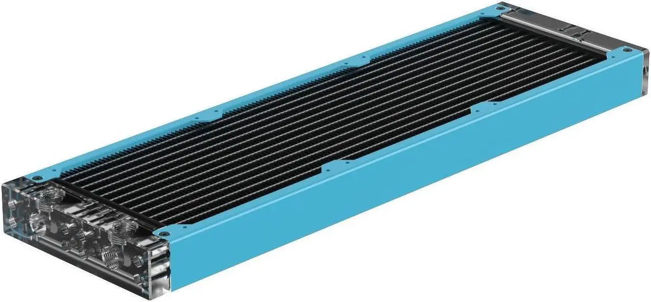 PrimoChill 360SL (30mm) EXIMO Modular Radiator, Clear Acrylic, 3x120mm ...